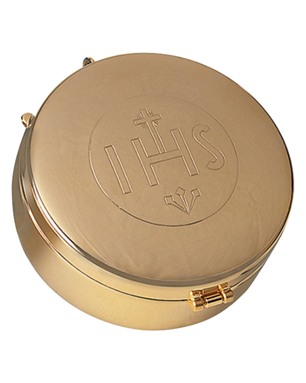 24k Gold-Plated Hinged Hospital IHS Pyx – Joseph's