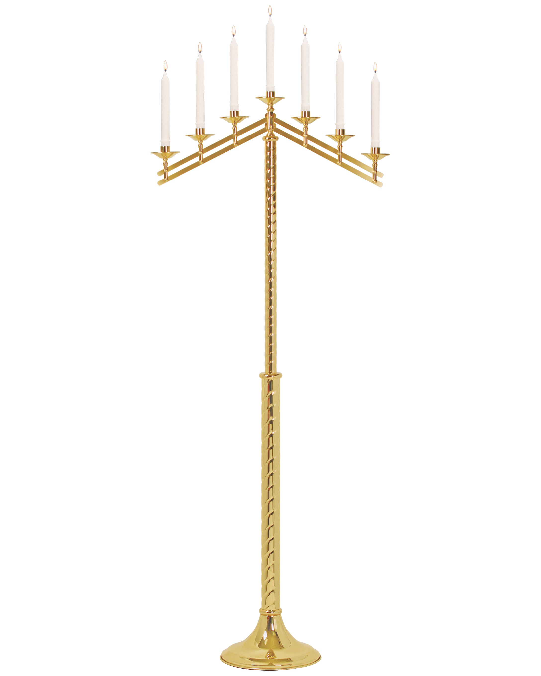 Brass Floor Altar Candelabra 60" – Joseph's