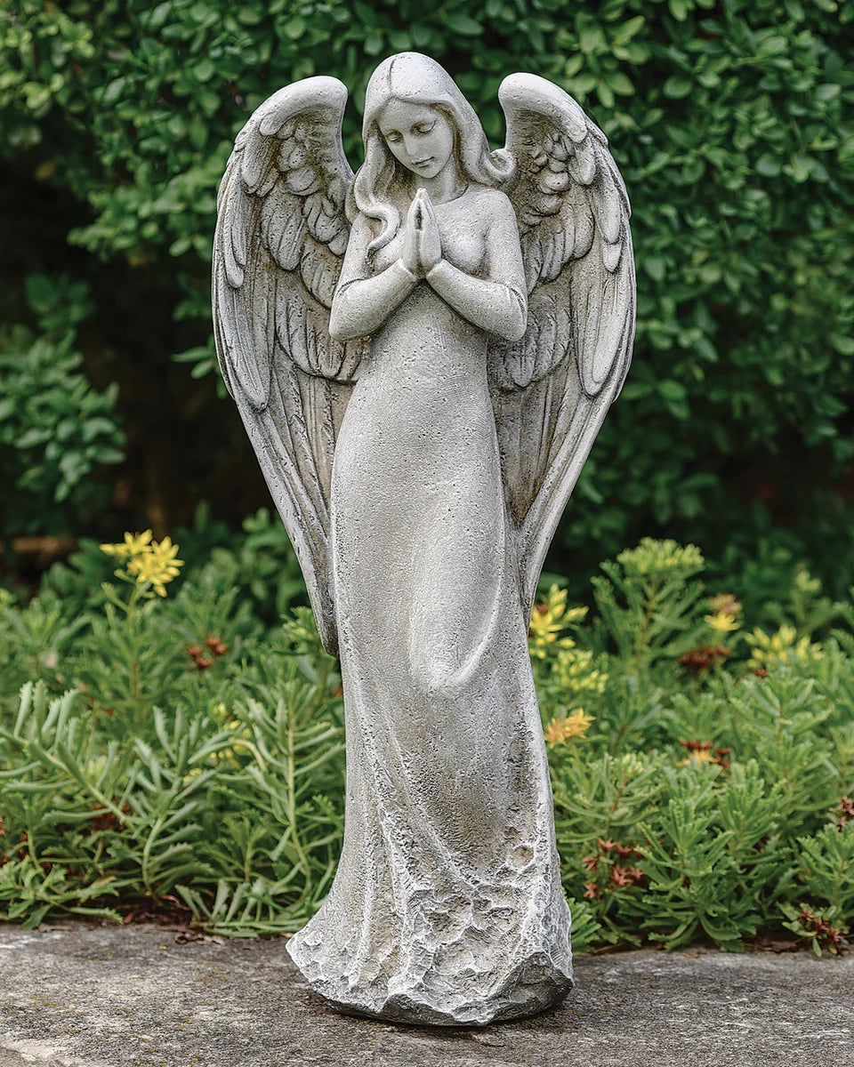 Humble Praying Angel Outdoor Statue 14.5" – Joseph's