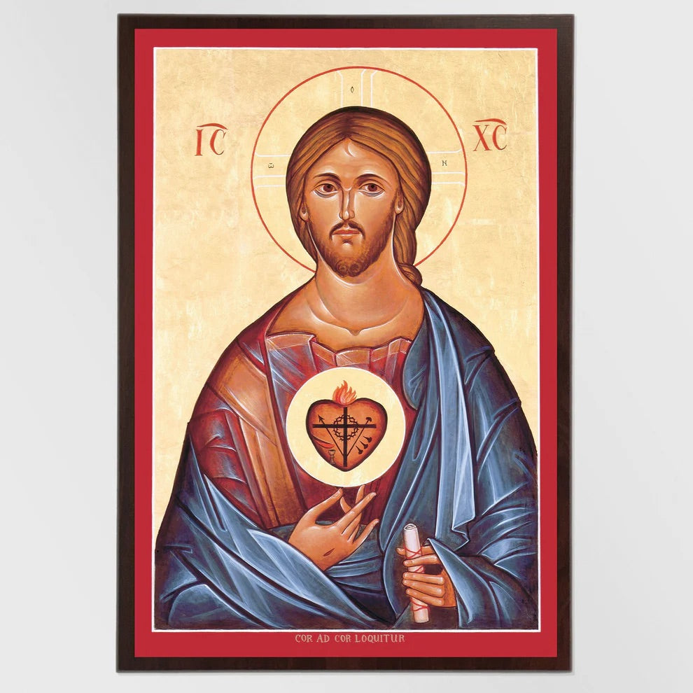 Icon: The Sacred Heart 8.5" x 13" – Joseph's