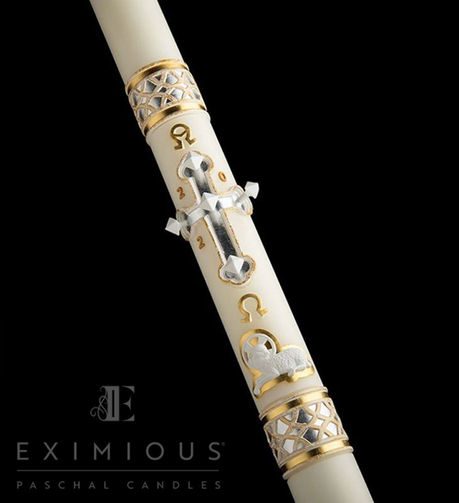 Eximious Paschal Candle: Merciful Lamb – Joseph's