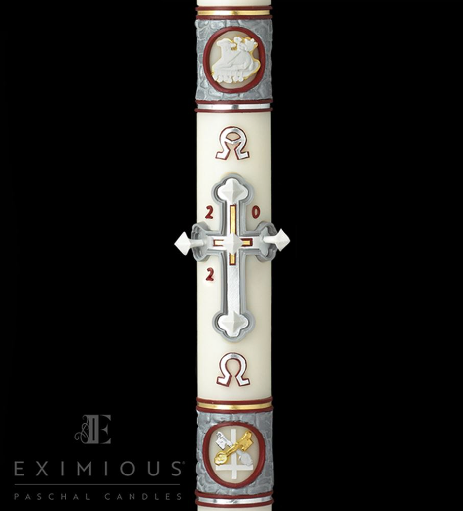 Paschal Candle: Upon This Rock – Joseph's
